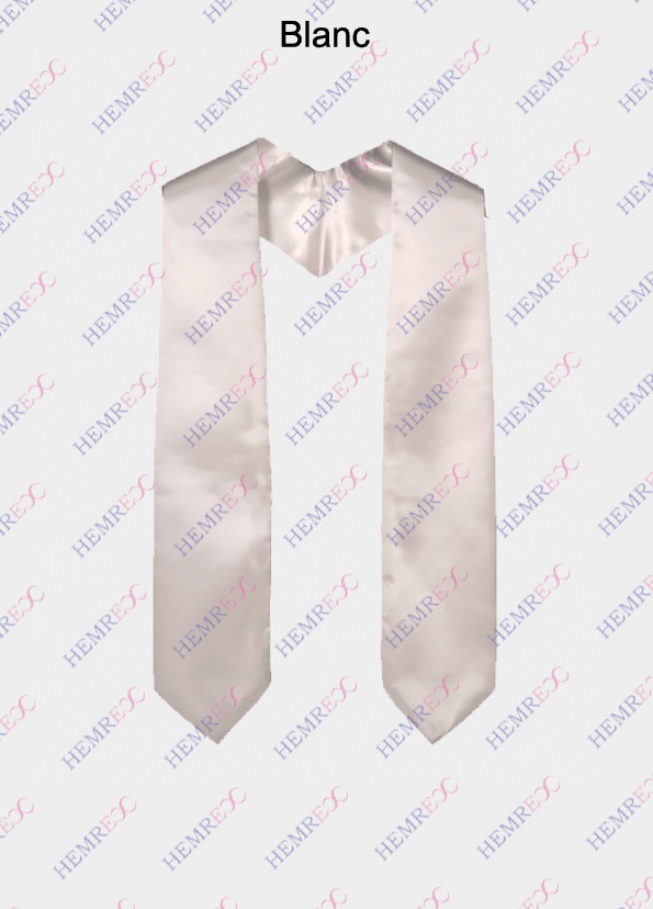 Echarpes personnalisées remise des diplômes