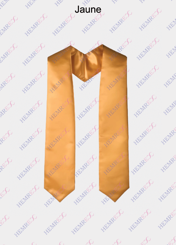 Echarpes personnalisées remise des diplômes