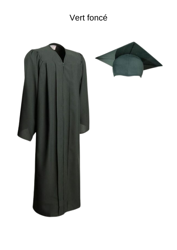 Toge universitaire pour votre remise des diplômes à personnaliser